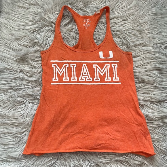 League | Tops | University Of Miami Tank | Poshmark